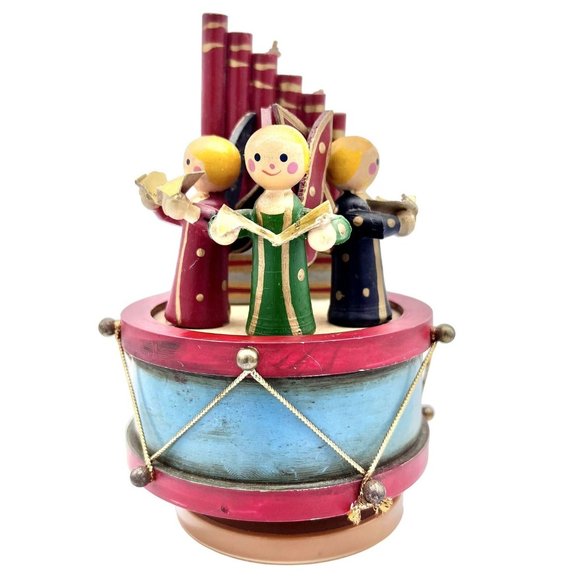 Unbranded | Holiday | Vintage Christmas Music Box 65 X 45 Angels ...